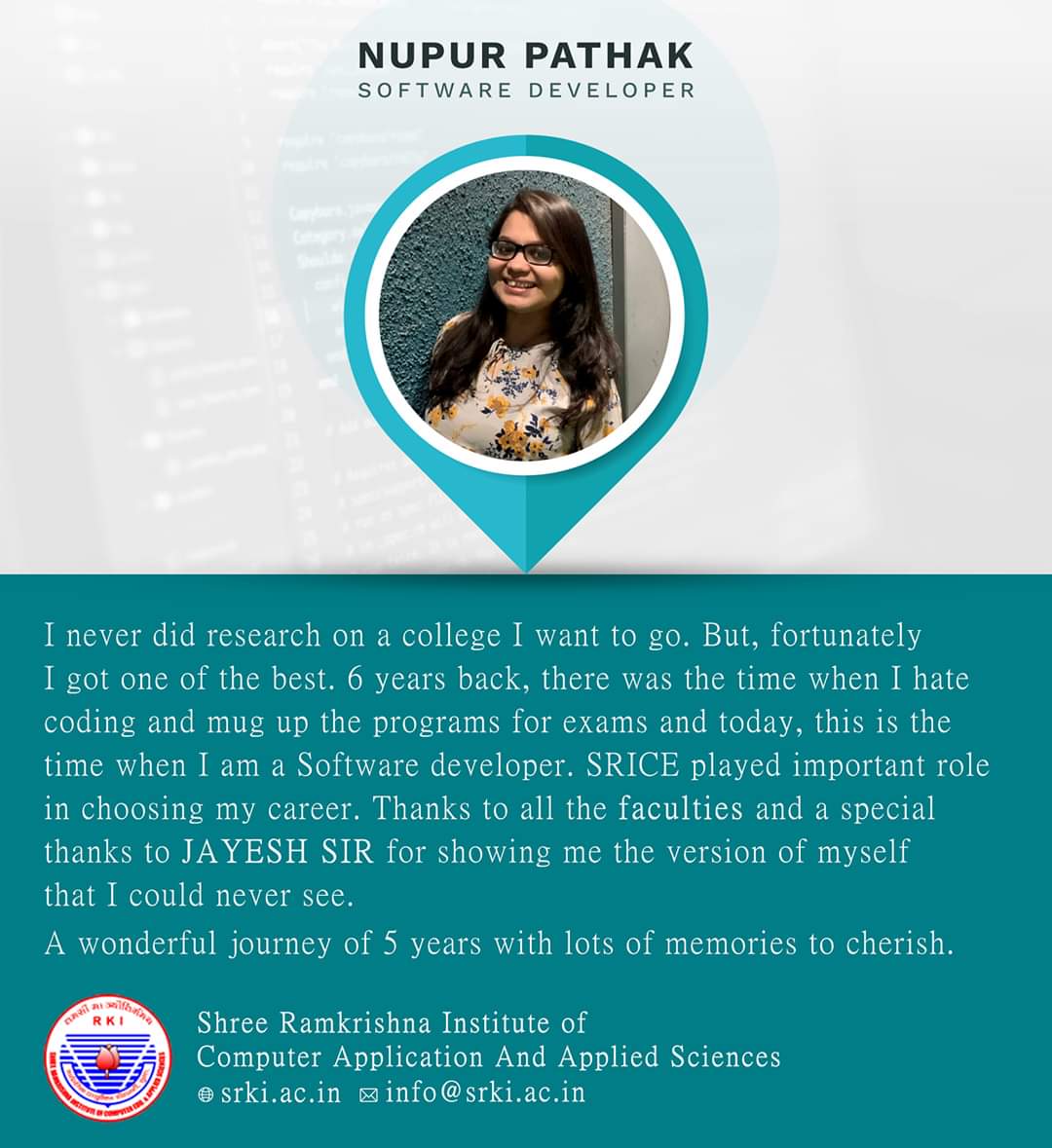 Alumni Feedback Tour - Shree Ramkrishna Institute of Computer Education ...